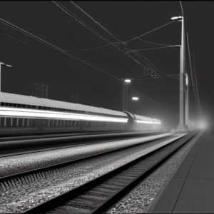 uncolored night train | Random inspiration